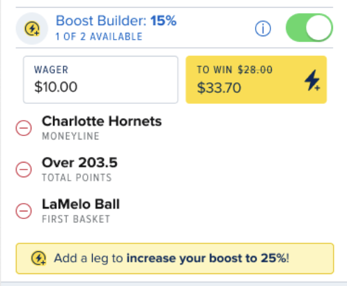 Boost Builders on FanDuel