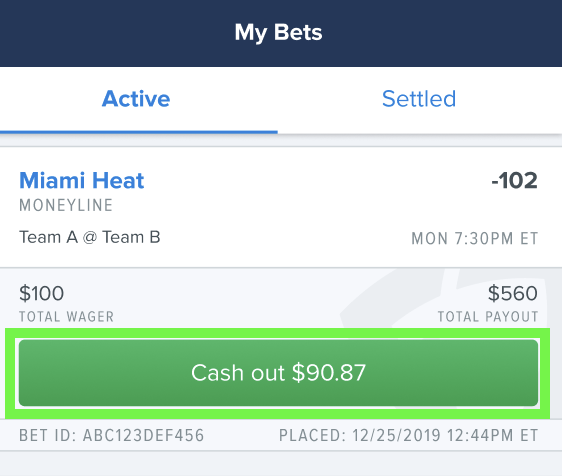 What is the Cash Out Feature?
