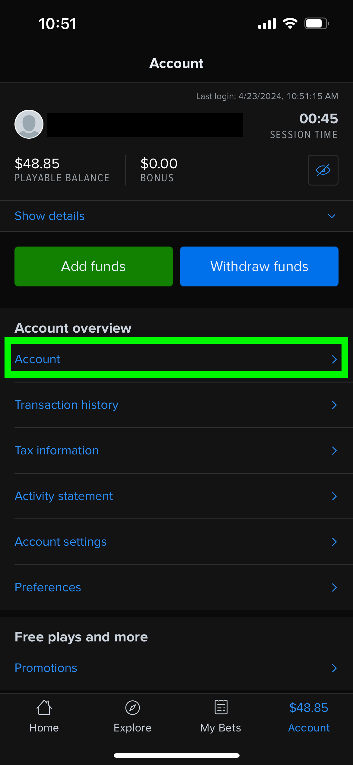 How do I change my mailing address on FanDuel?