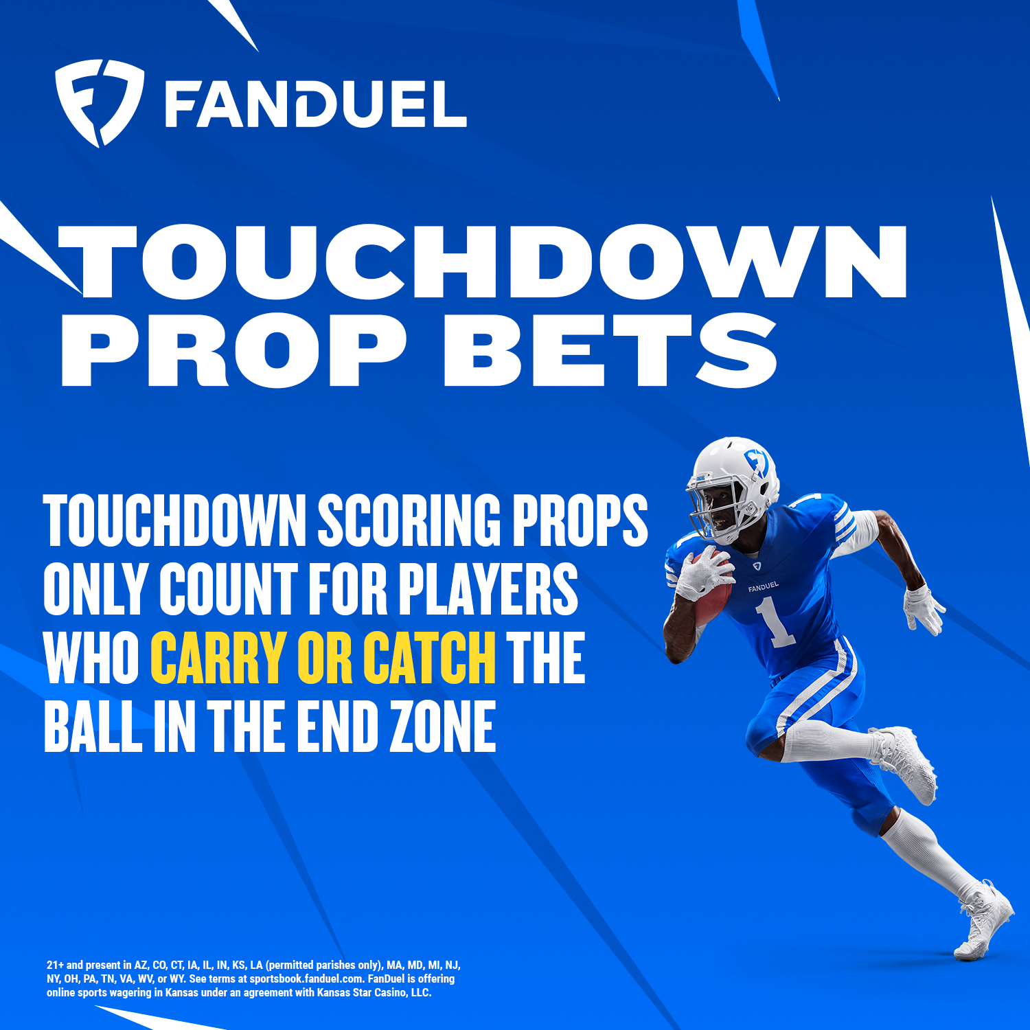 Football - Touchdown prop bets