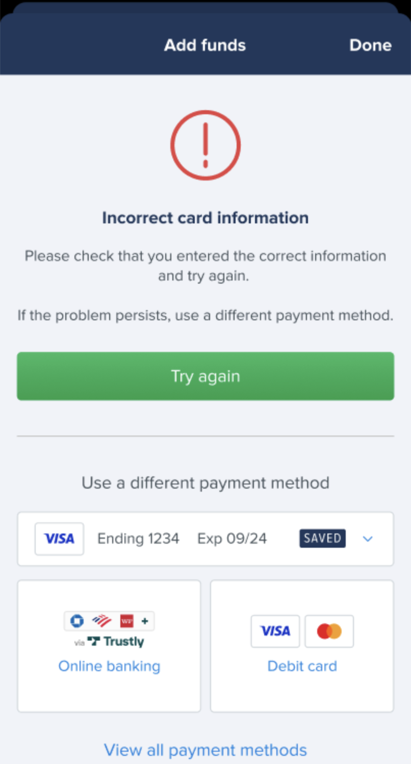Deposit with FanDuel