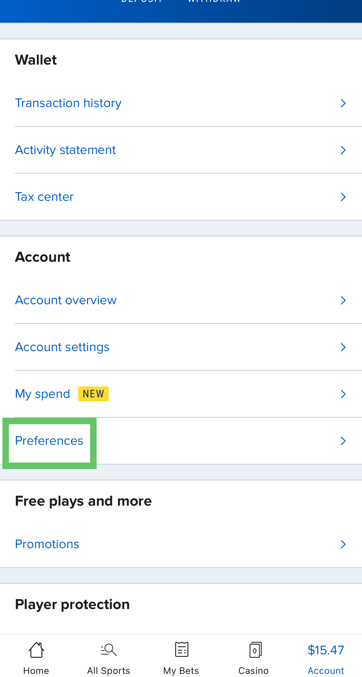 Fanduel Support Custom
