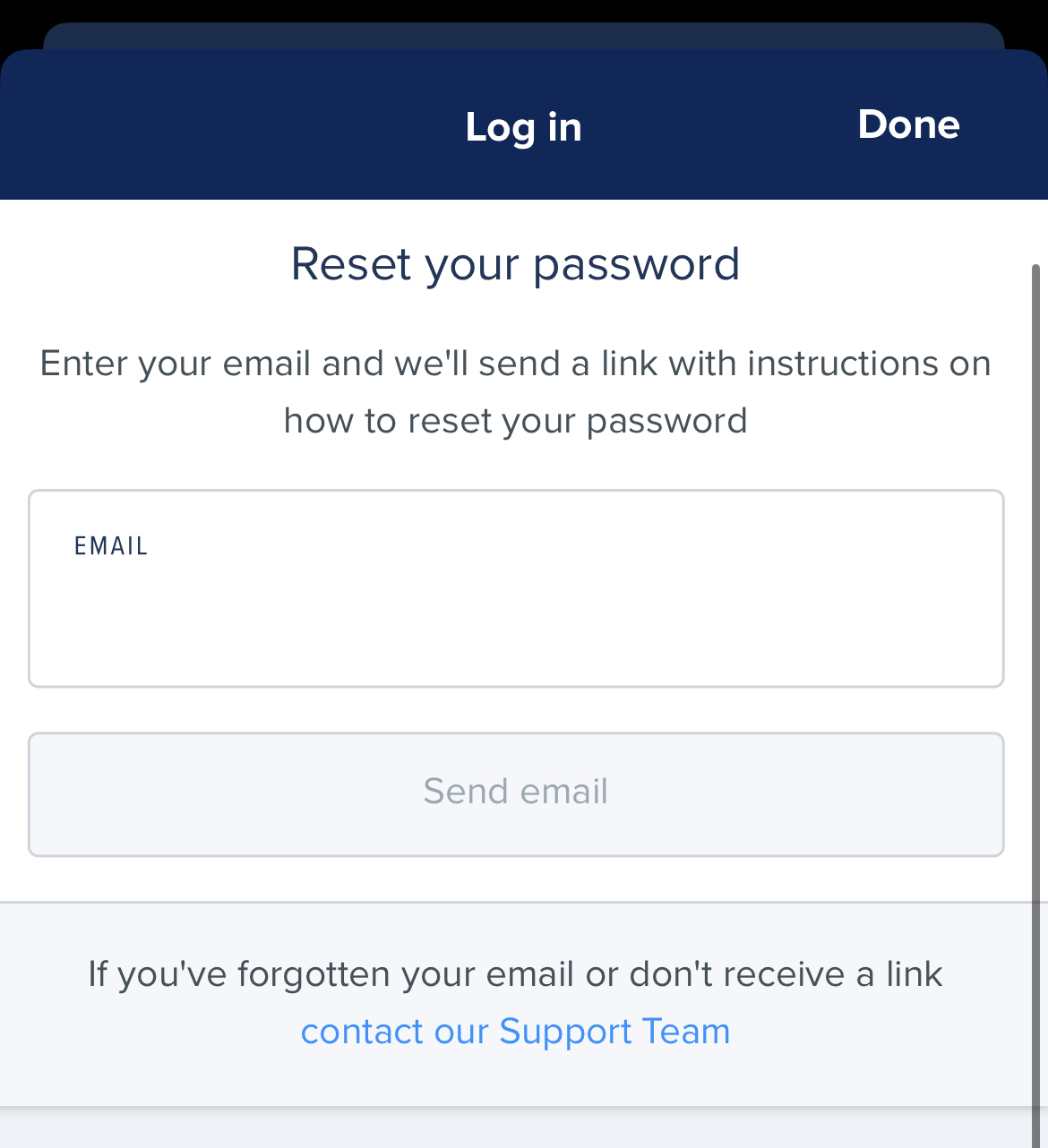 I forgot my password. How do I reset my FanDuel password?