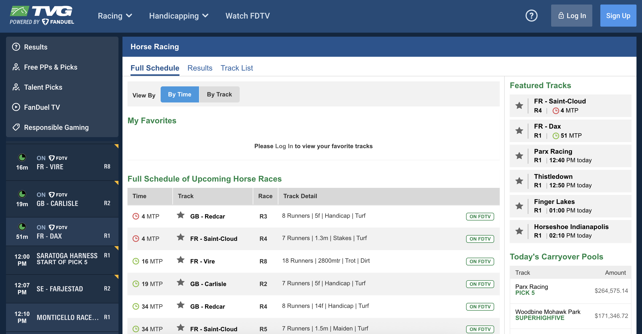FanDuel TV Daily Broadcast Schedule